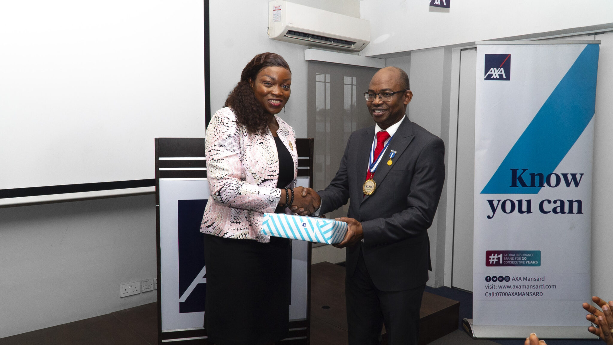 ICAN President Paid Courtesy Visit to AXA Mansard - AXA Mansard